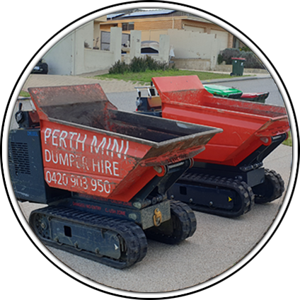 Perth Mini Dumper Hire – Diesel Mini Dumper – 750mm wide. 1.3m lift and ...